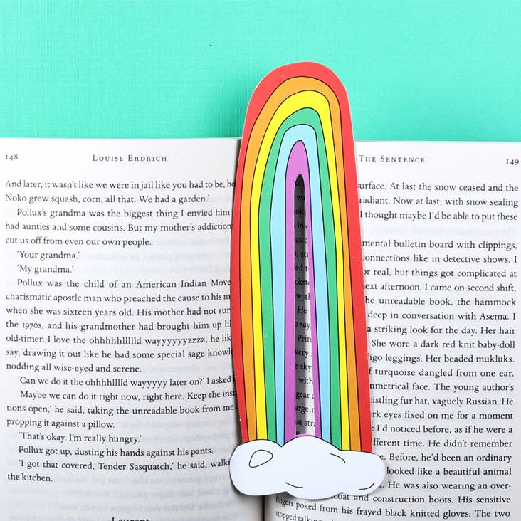 Rainbow Bookmark (it's die cut!) – Dear Reader Books & Stationery
