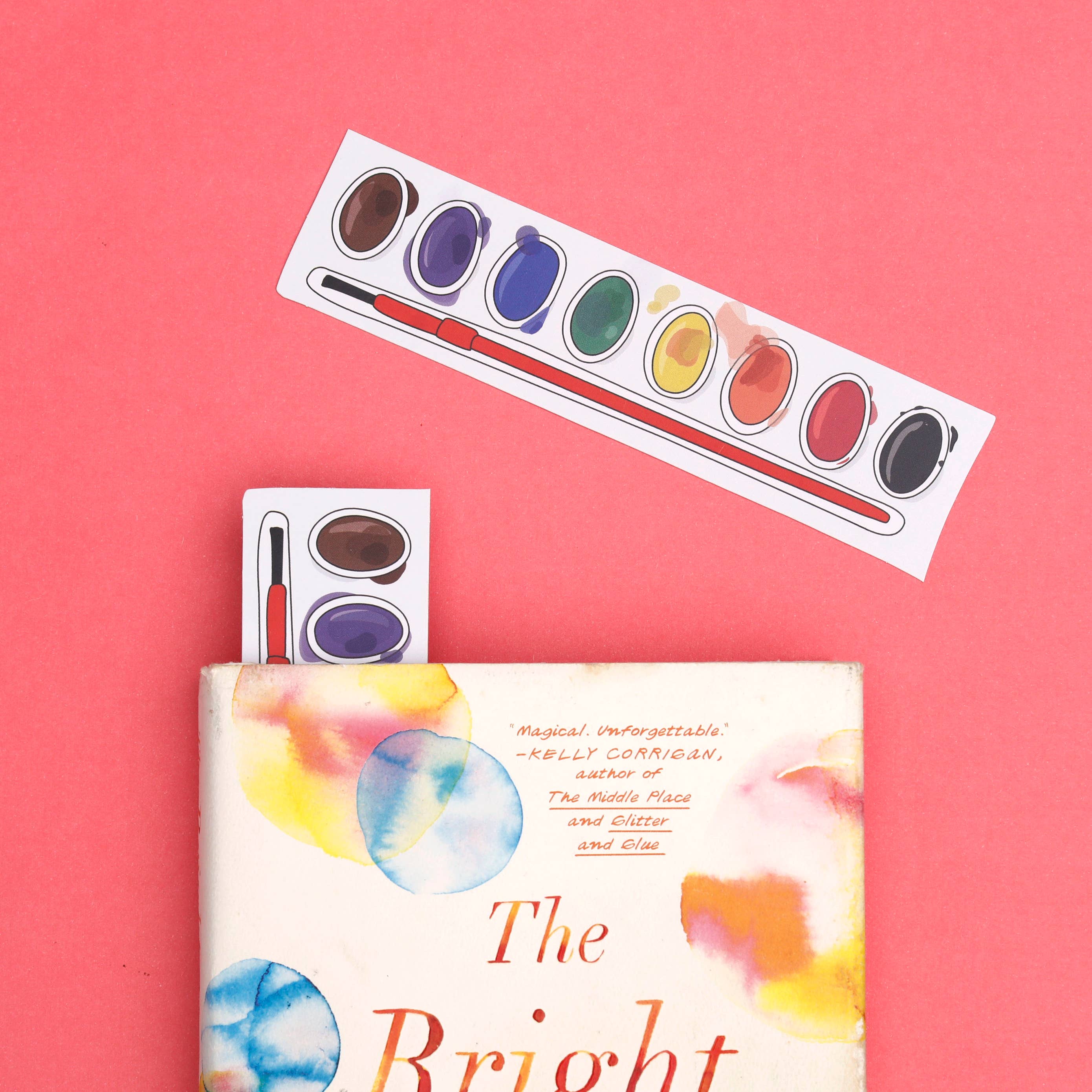 Watercolor Paint Tray Bookmark (it's die cut!) – Dear Reader Books ...